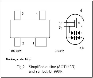 BF998 Philip Silicon N-channel dual-gate MOS-FETs! New & Original part! Vast of stock! PDF Offer ...