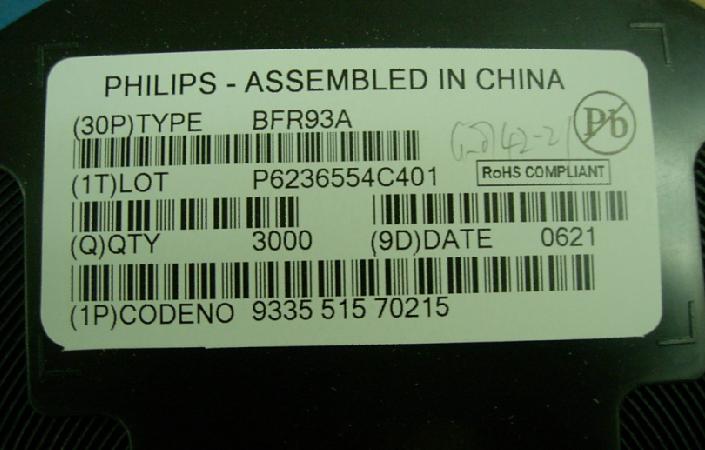 NXP BFR93A NPN 6GHz wideband transistor! - Sumzi Electronics Co., Ltd